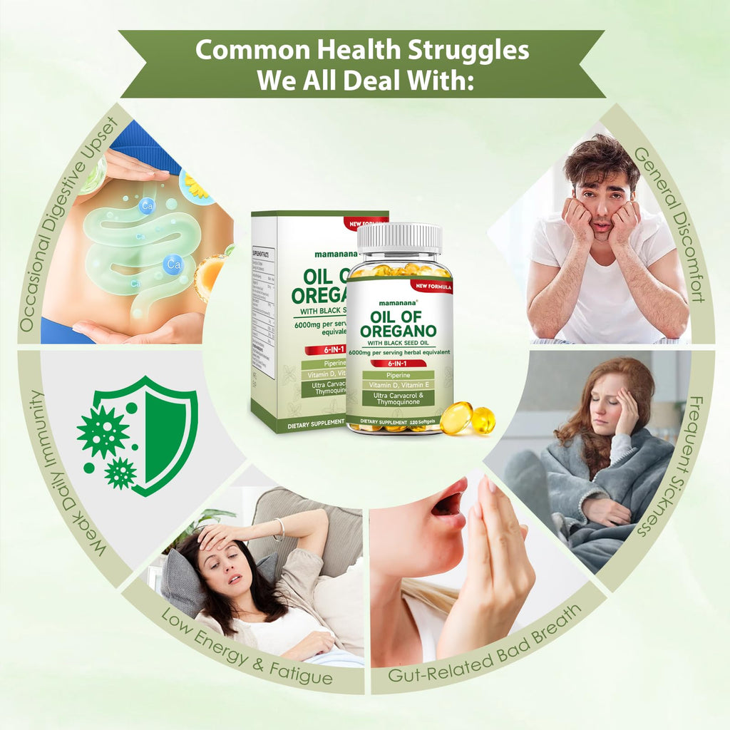 6000 mg oregano oil benefits