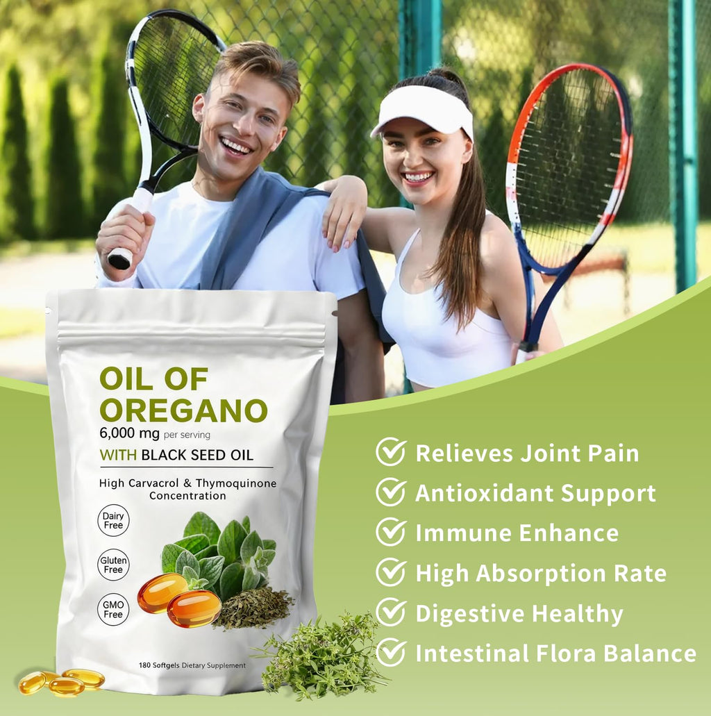 6000 mg oregano oil for wellness