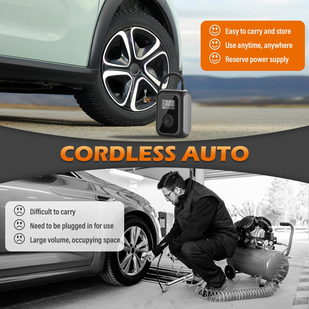 6000mAh electric bike pump