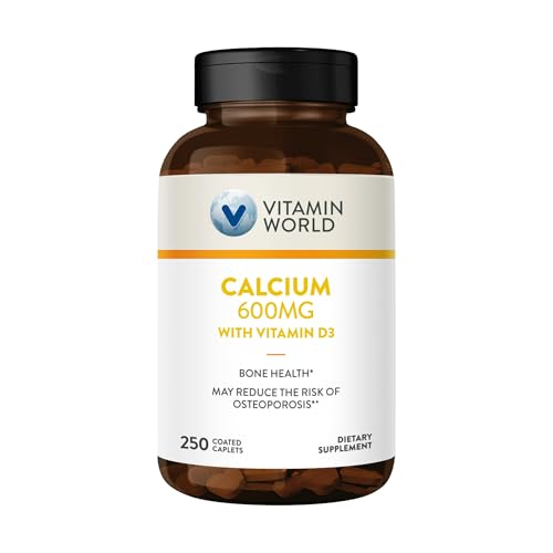 600mg calcium caplets with Vitamin D3