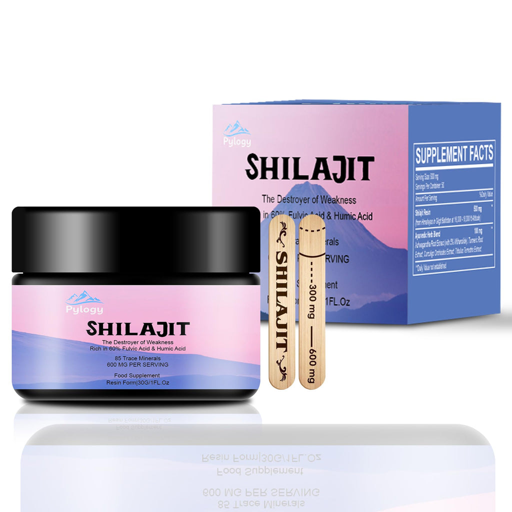 600mg Pure Himalayan Shilajit resin
