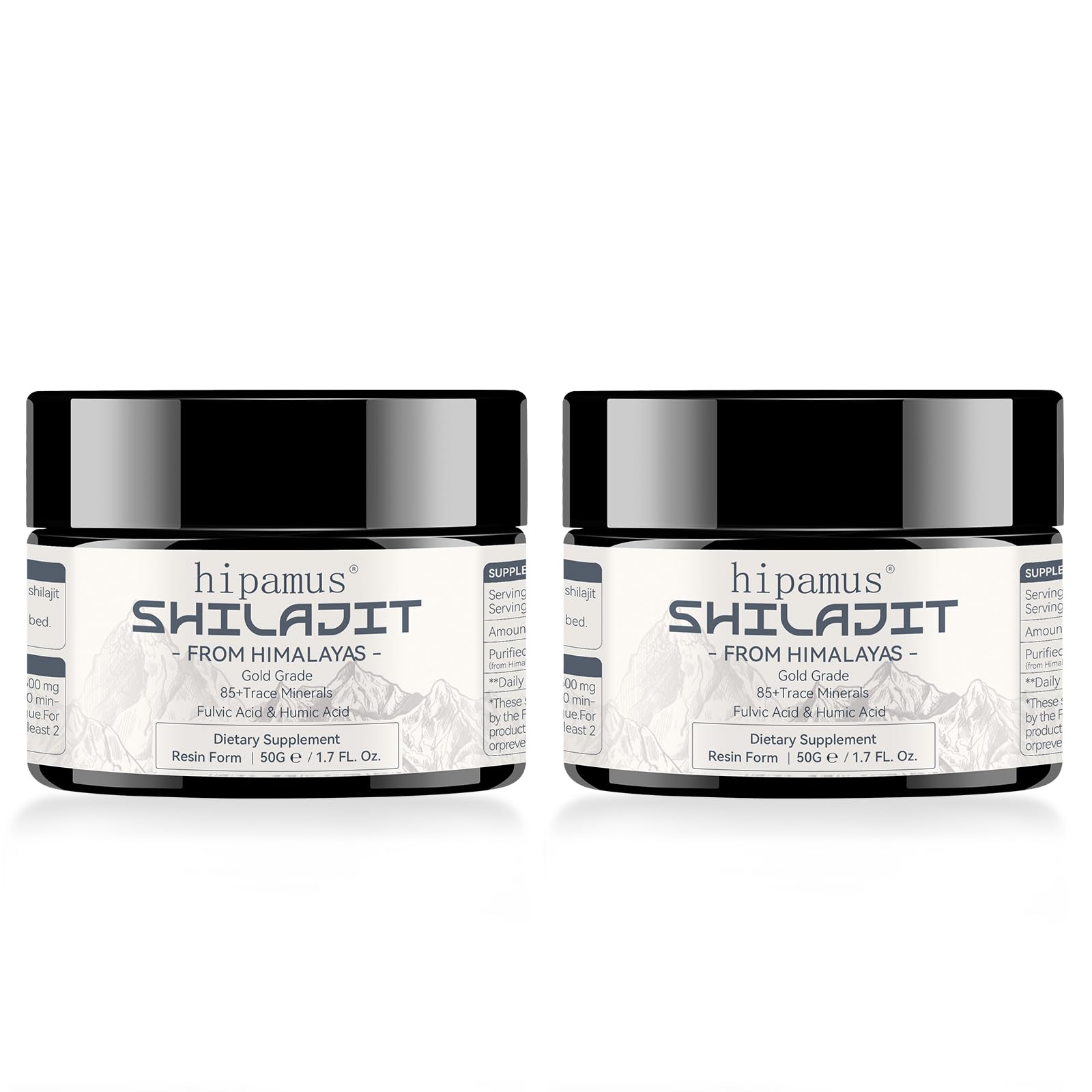 600mg Pure Himalayan Shilajit resin