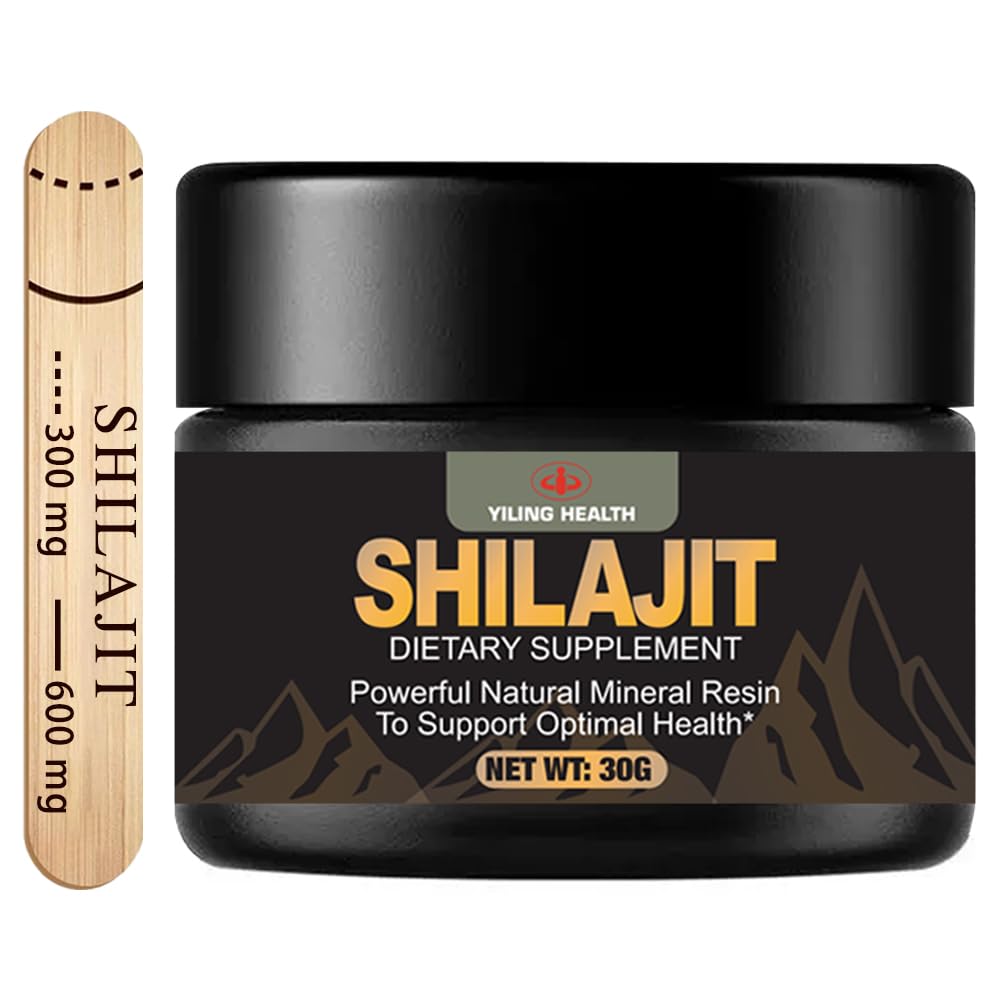 600mg Pure Himalayan Shilajit supplement