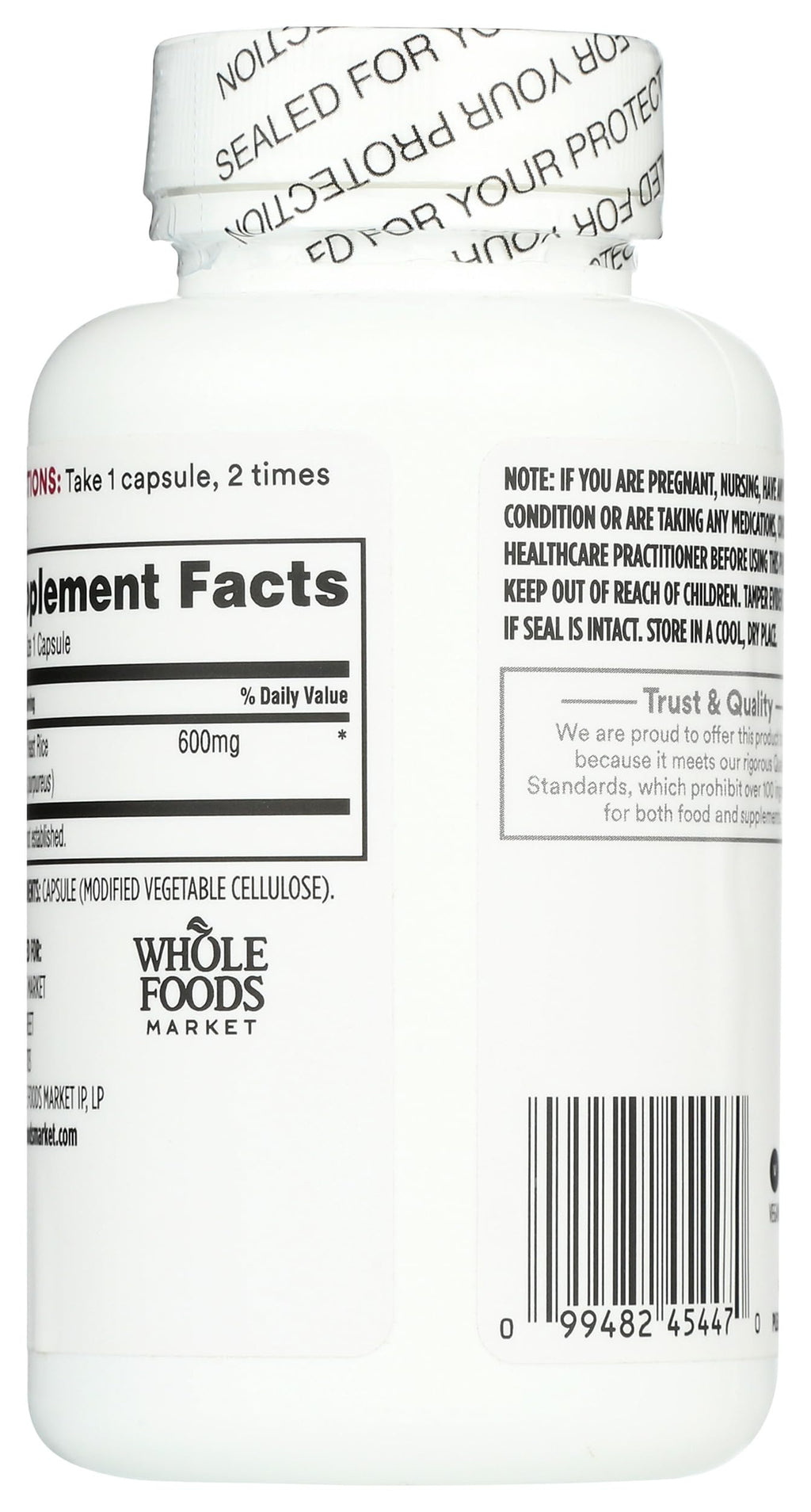 600mg red yeast rice benefits