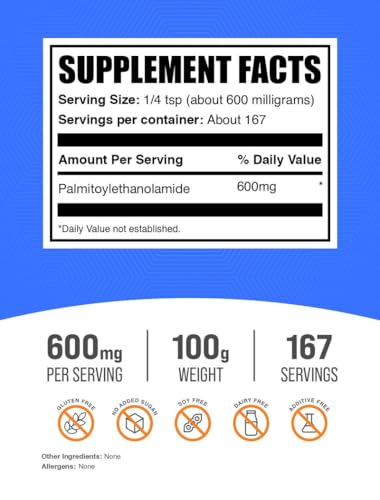 600mg serving of PEA powder