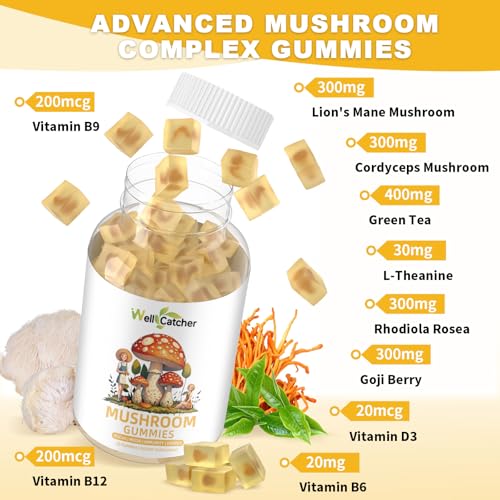 60ct lion's mane gummies for mental clarity