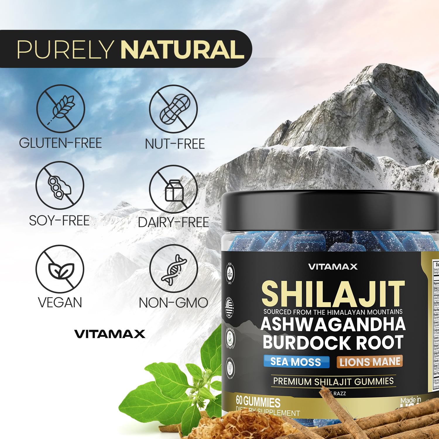 60ct shilajit gummies for daily use