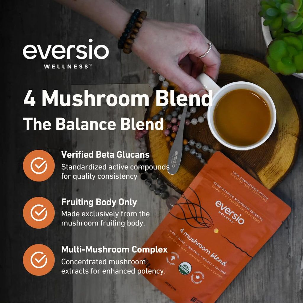 60g pouch of organic mushrooms