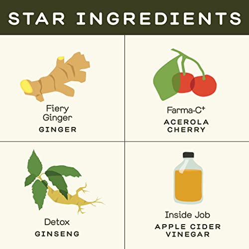 60ml ginger juice bottles