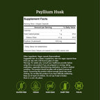 610 mg Psyllium Husk for gut support