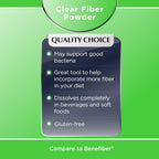 62 servings of prebiotic fiber