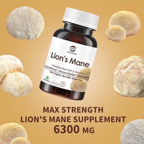6300mg Lions Mane for focus