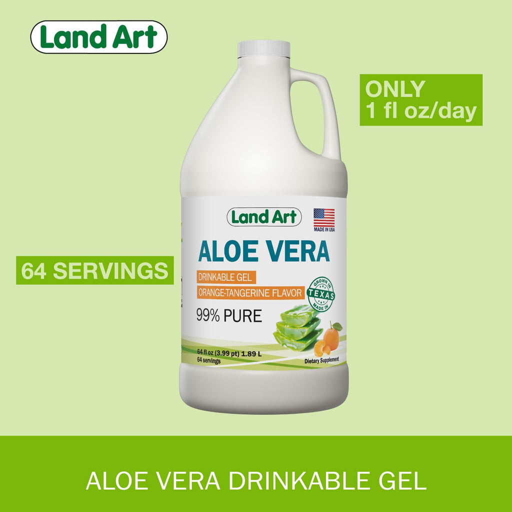 64 fl oz aloe vera gel