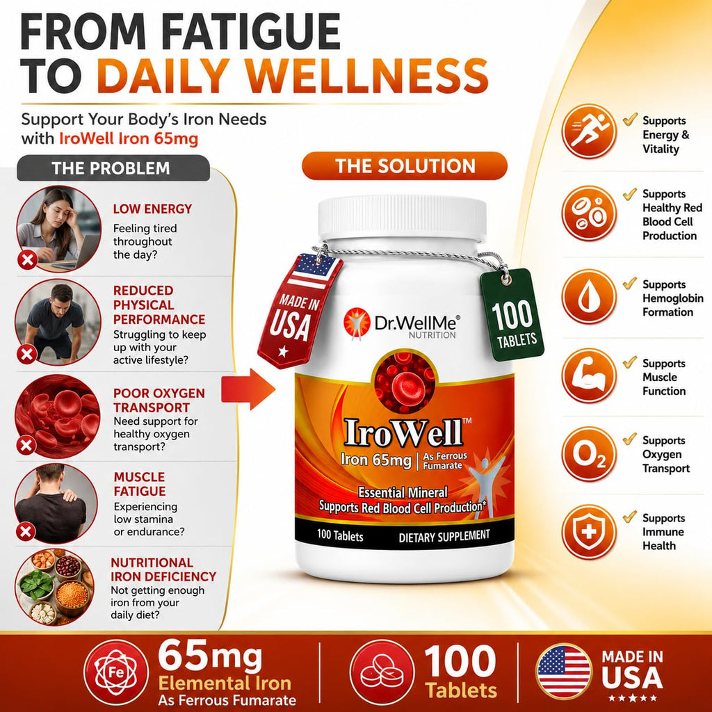 65 mg iron bisglycinate tablets