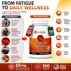 65 mg iron bisglycinate tablets