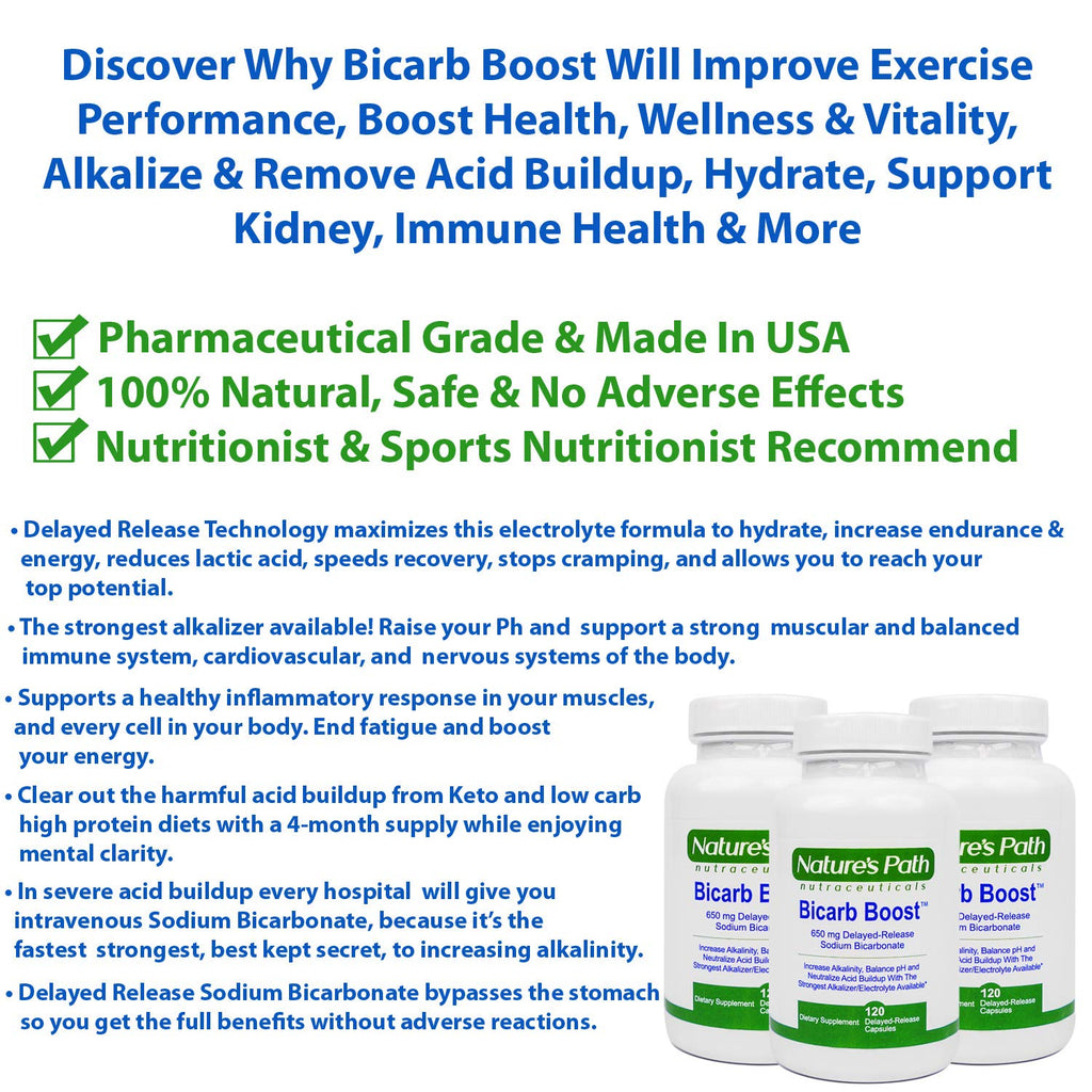 650 mg sodium bicarbonate supplement