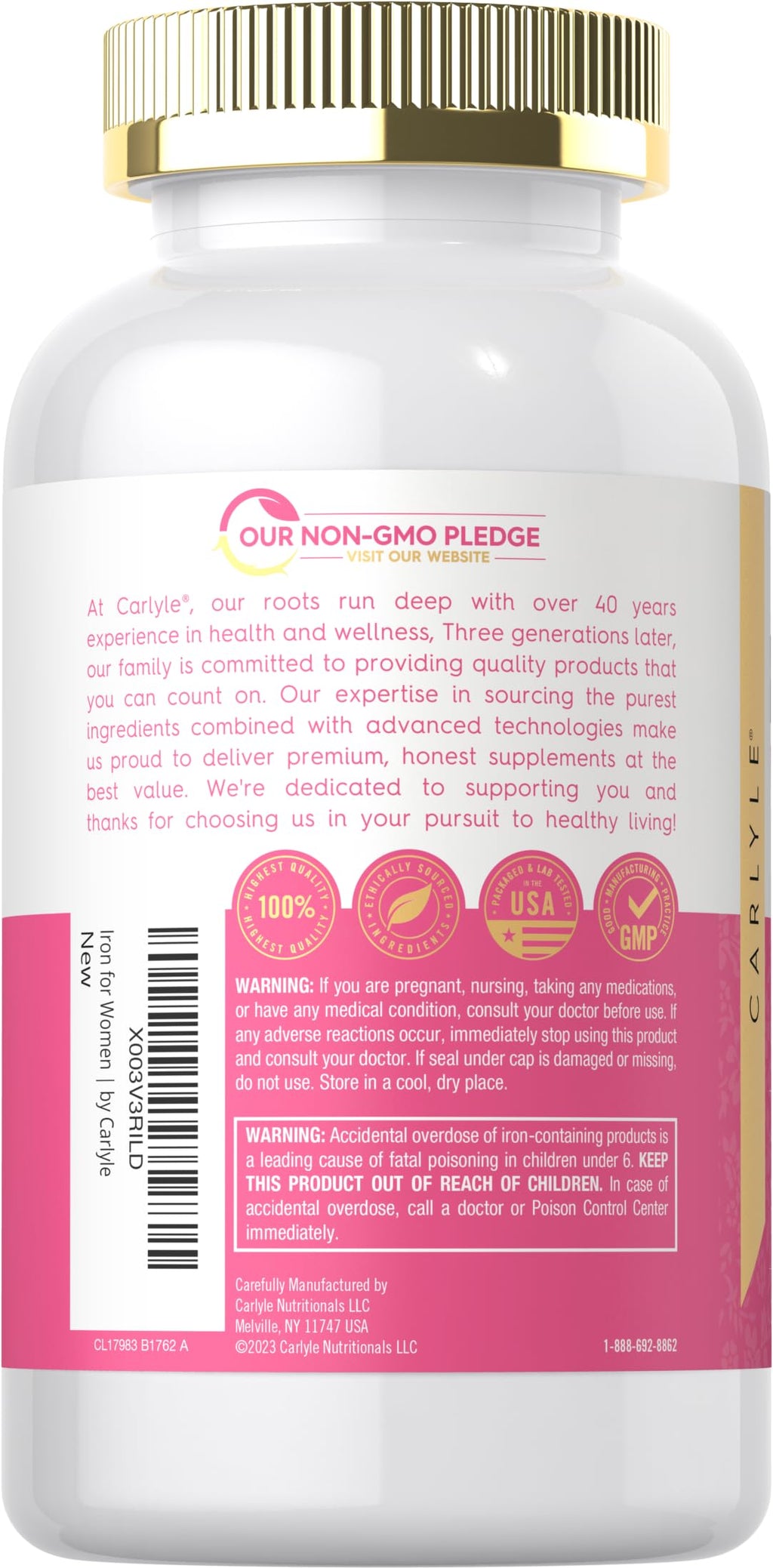 65mg iron dosage for vitality