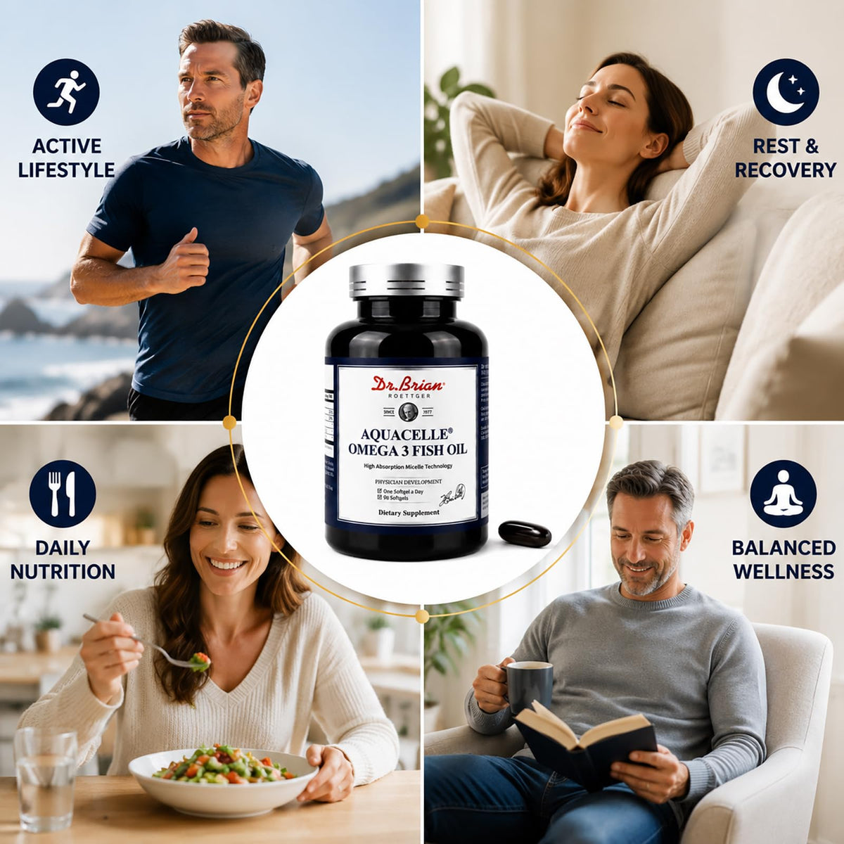 660 mg Omega 3 for wellness