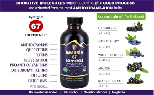 67 polyphenols elderberry extract benefits
