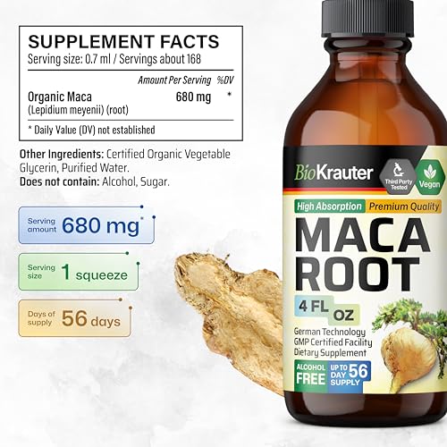 680 mg Maca root for daily wellness