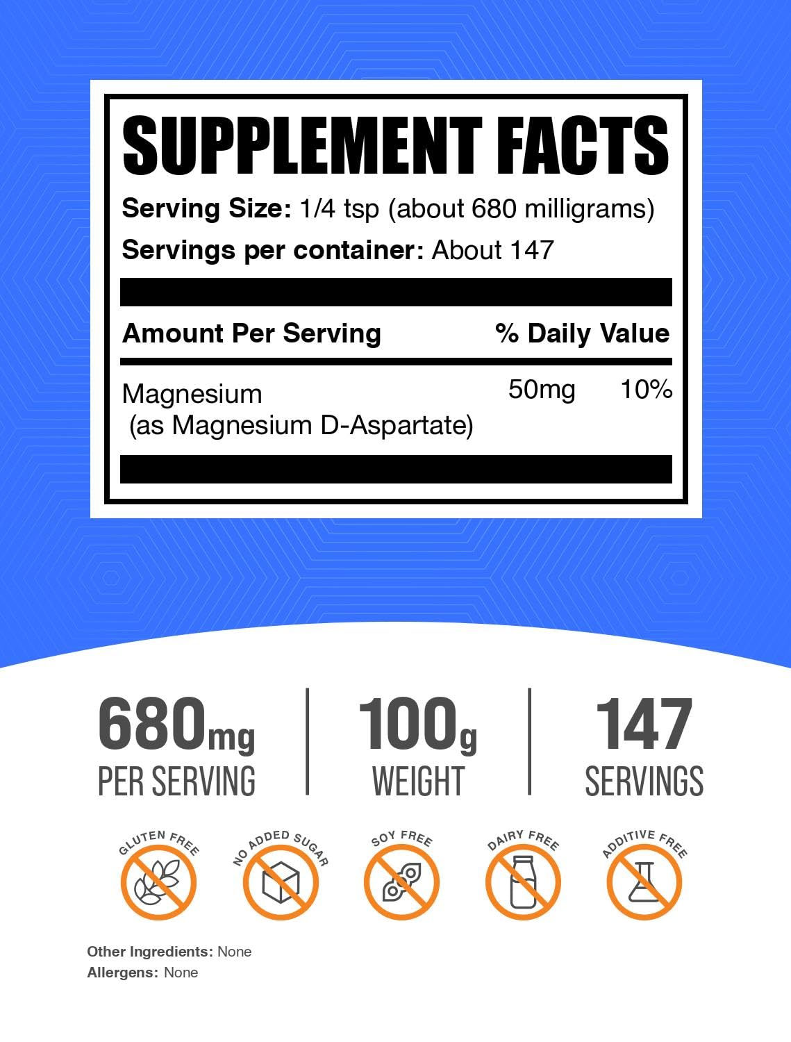 680 mg magnesium supplement for energy