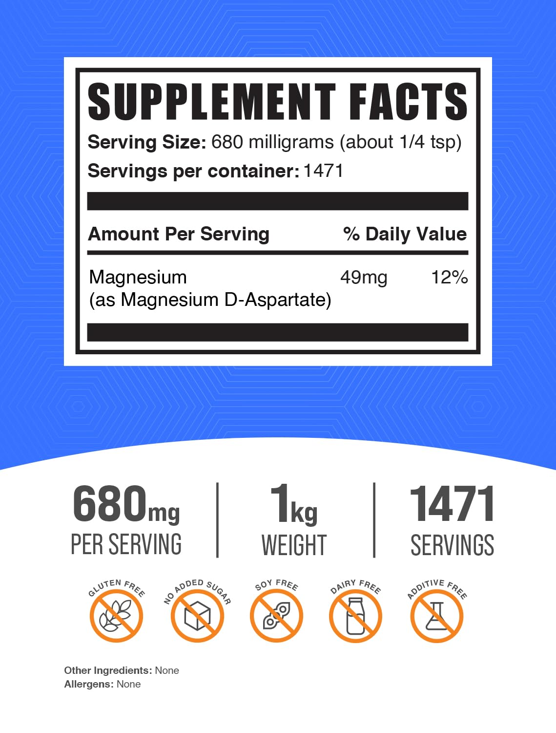 680 mg magnesium supplement for energy