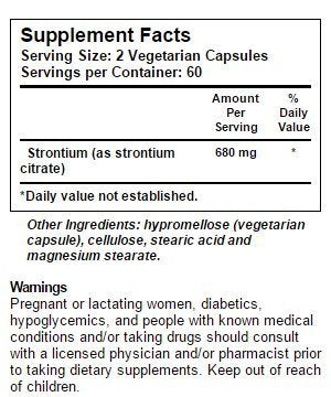 680 mg strontium supplement for vitality