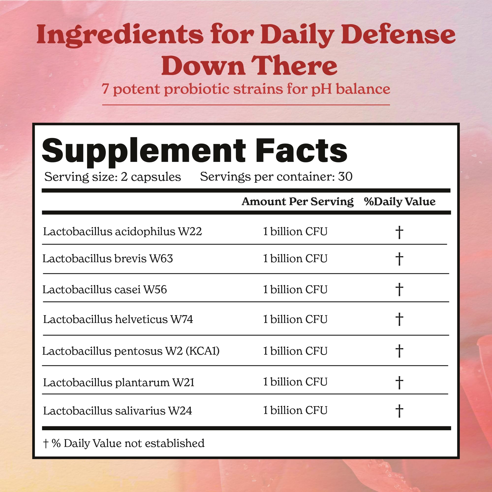 7 billion CFUs probiotic benefits