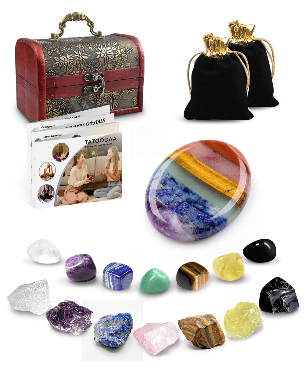 7 chakra healing stones set