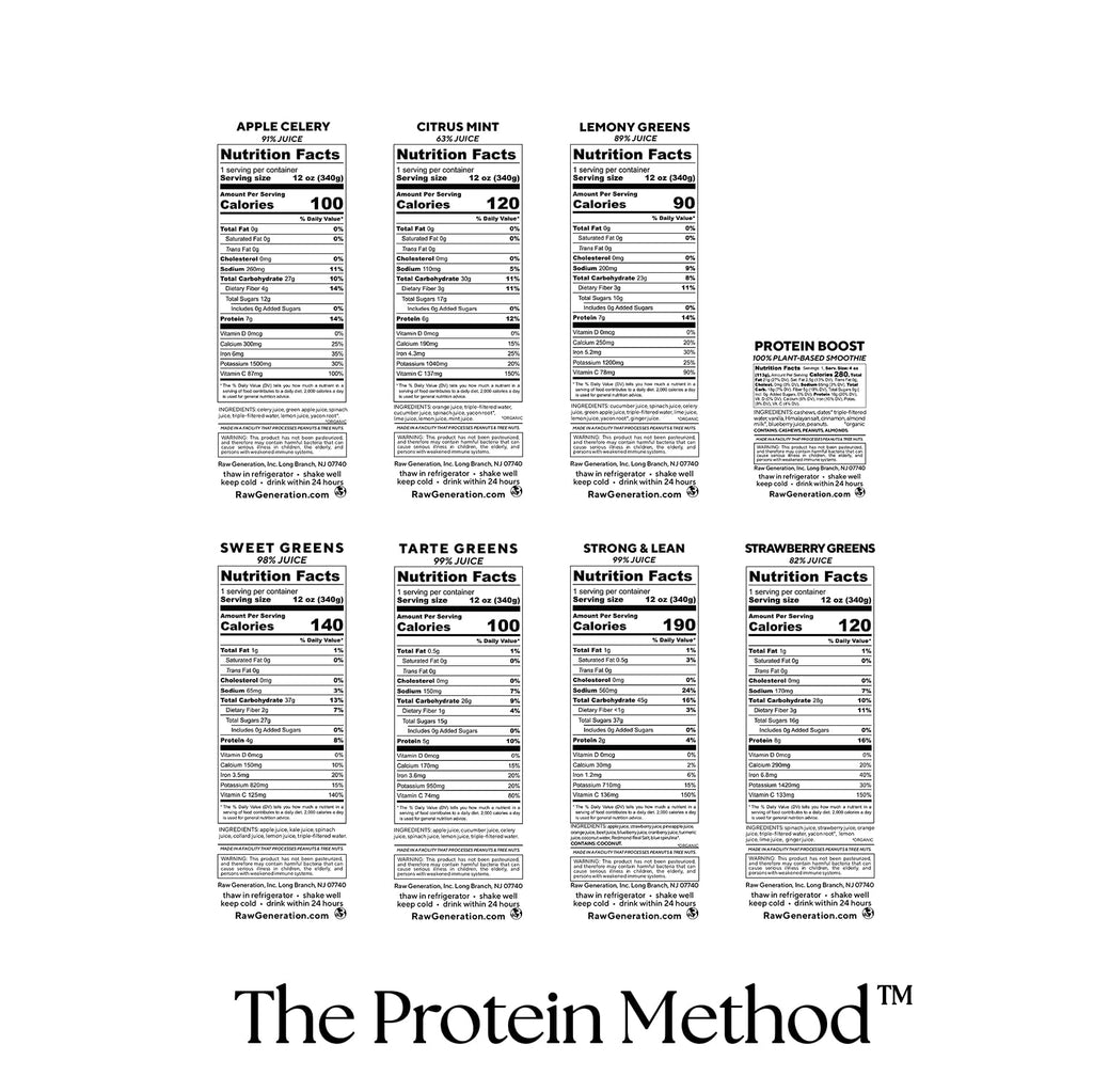 7-day cleanse with protein servings