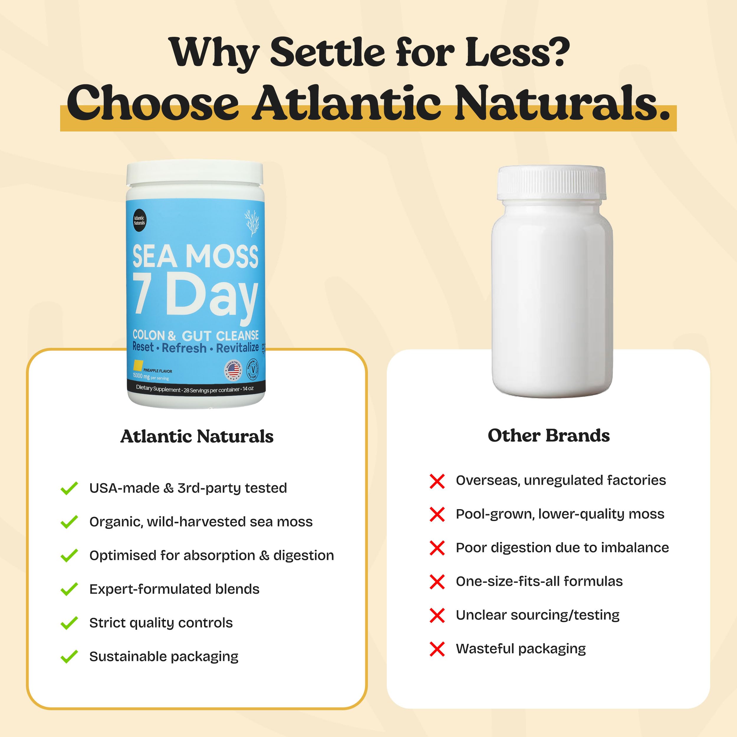 7-day cleanse with sea moss powder