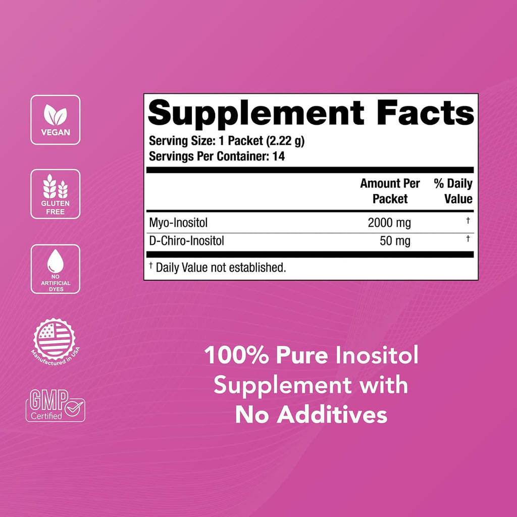 7-day supply of Inositol packets