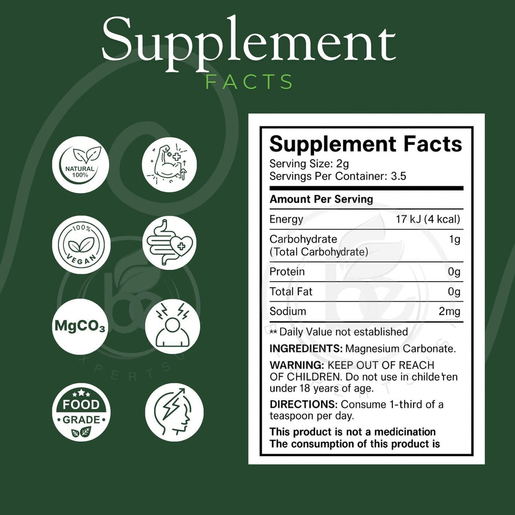 7 g magnesium carbonate supplement