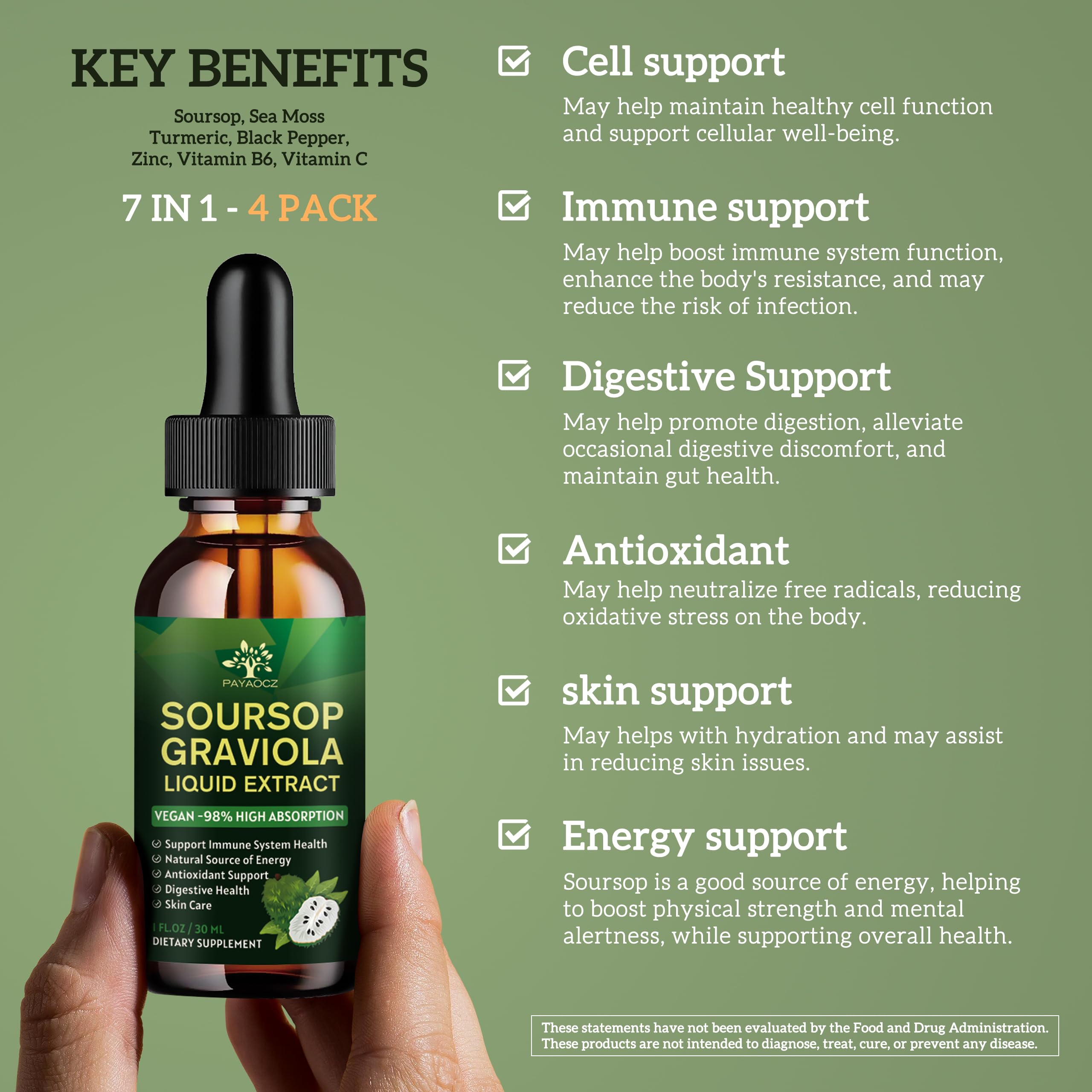7 in 1 blended vitamin supplements