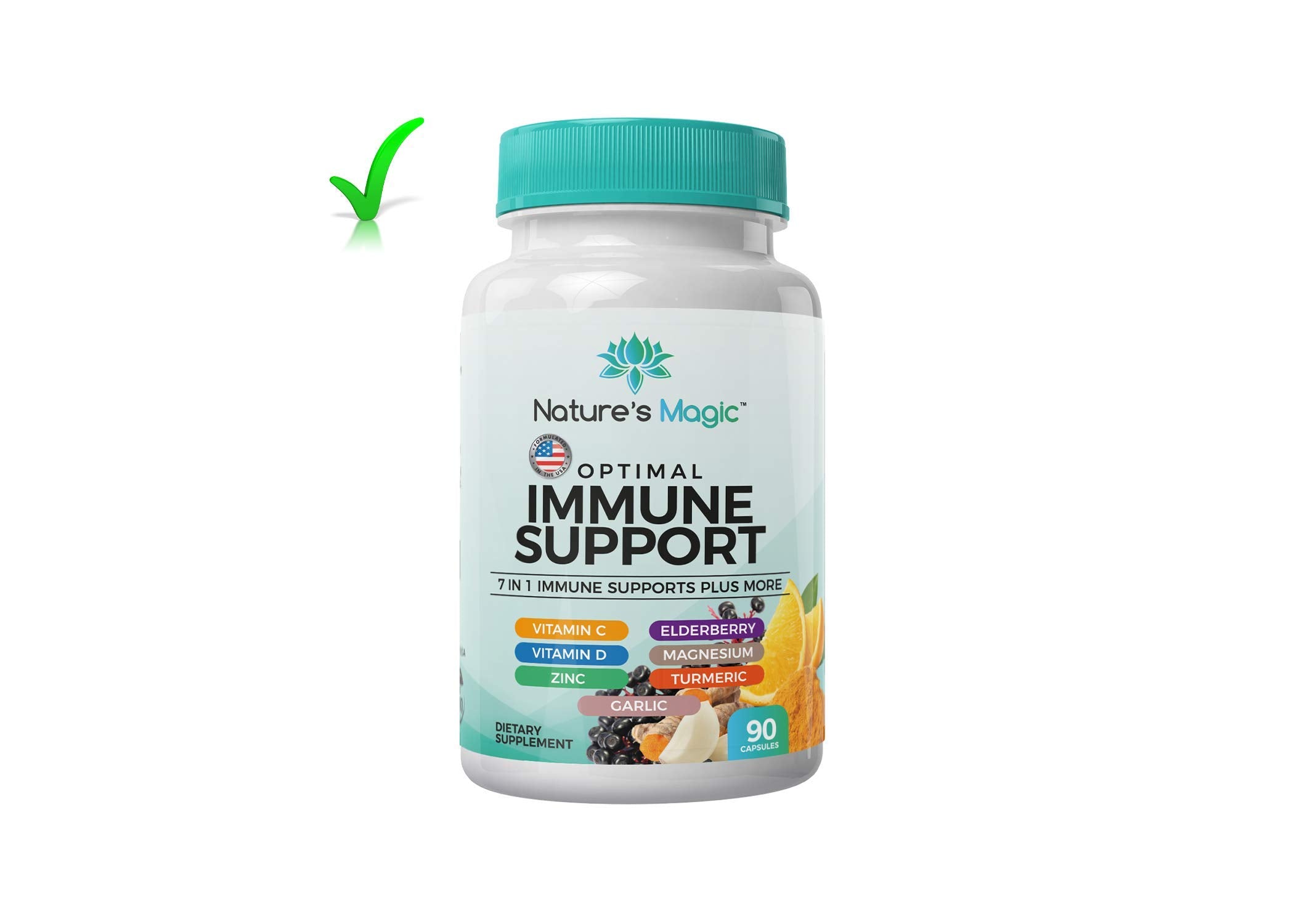 7-in-1 elderberry immune support supplement