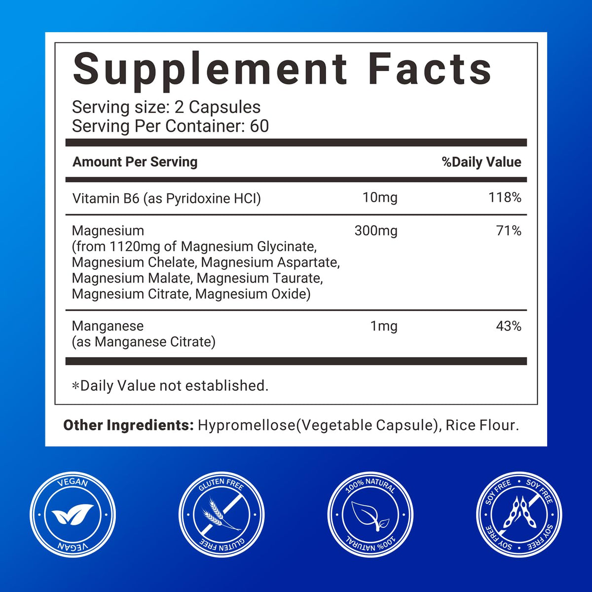 7-in-1 magnesium supplement capsules