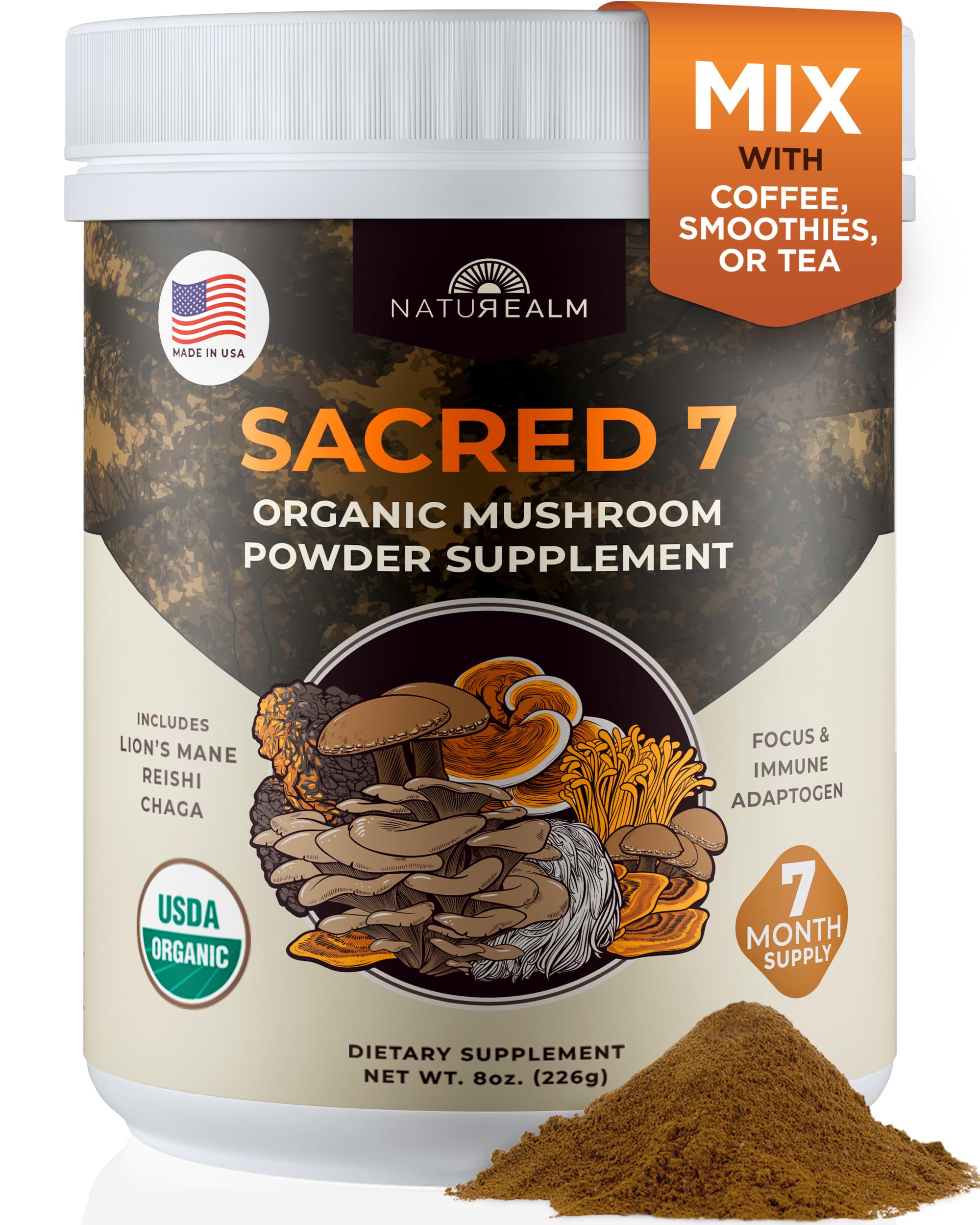 7-in-1 mushroom blend for immunity