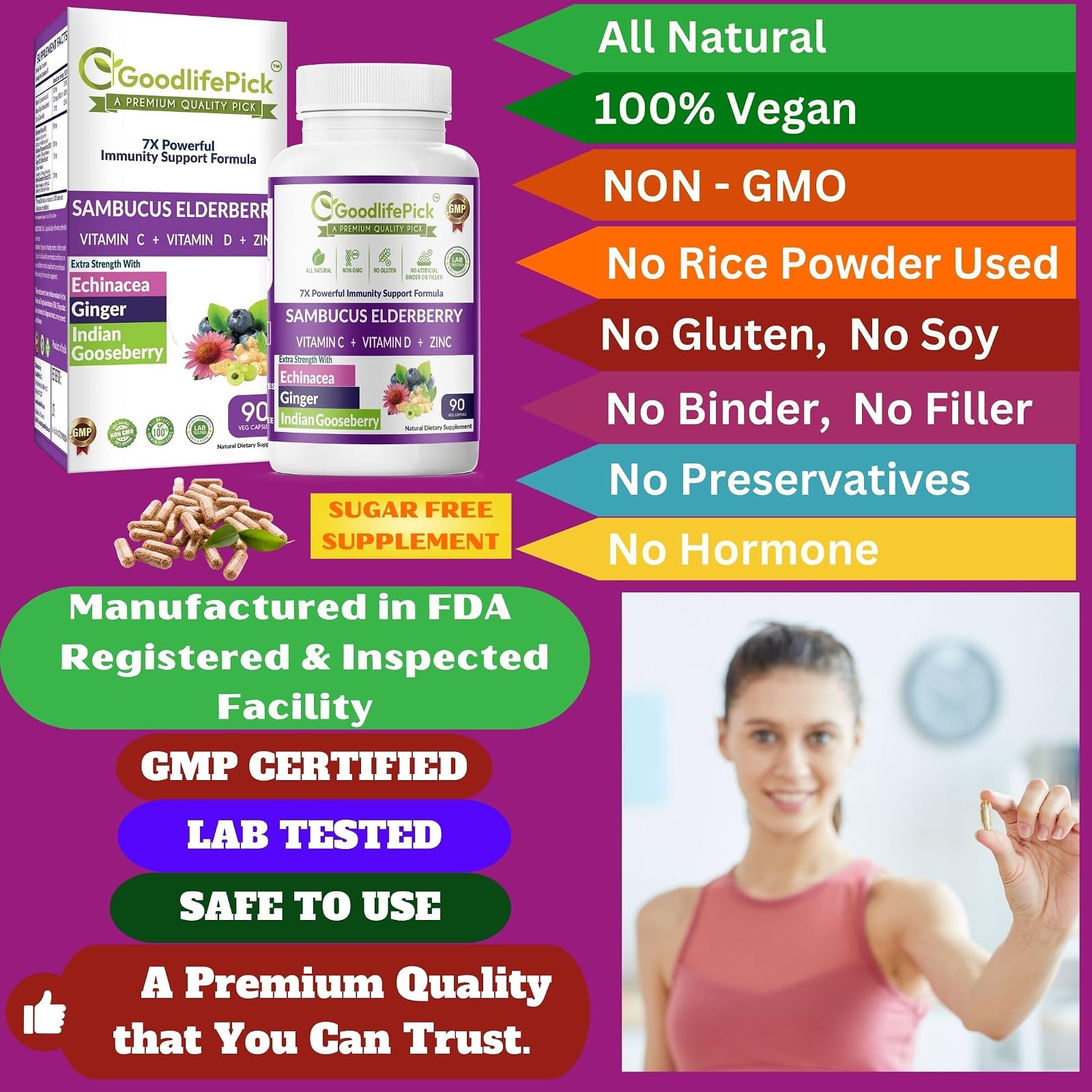 7 in 1 vitamin capsules for vitality