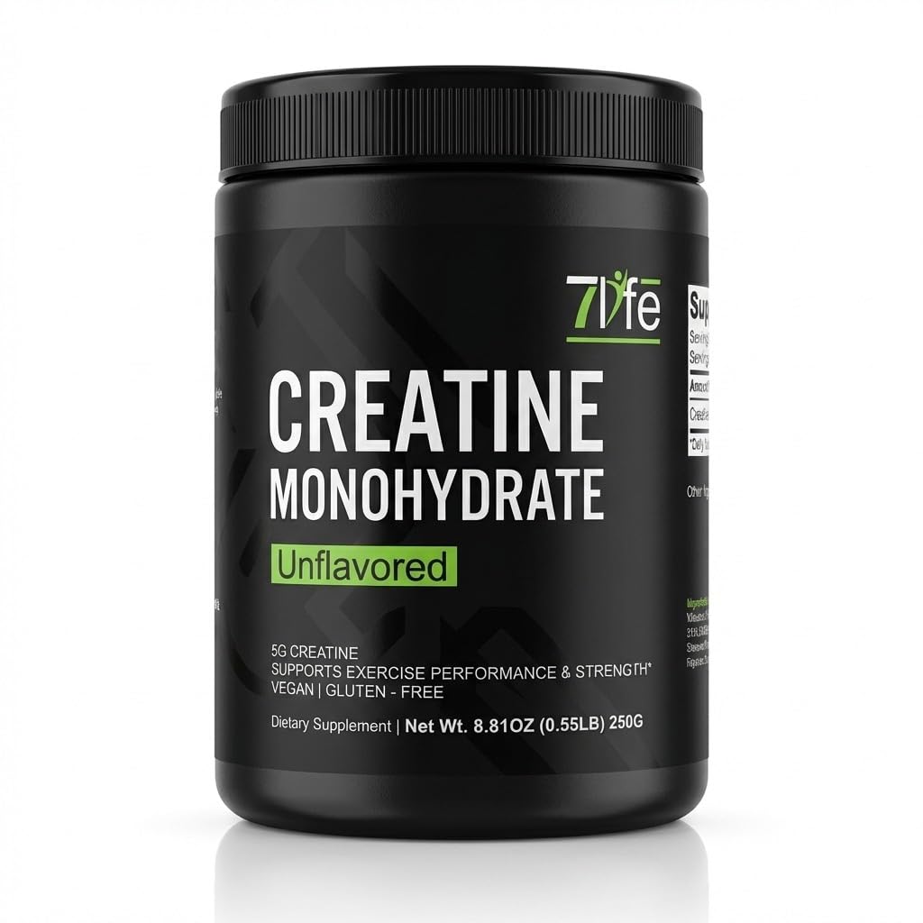 7 life creatine monohydrate powder for muscle growth