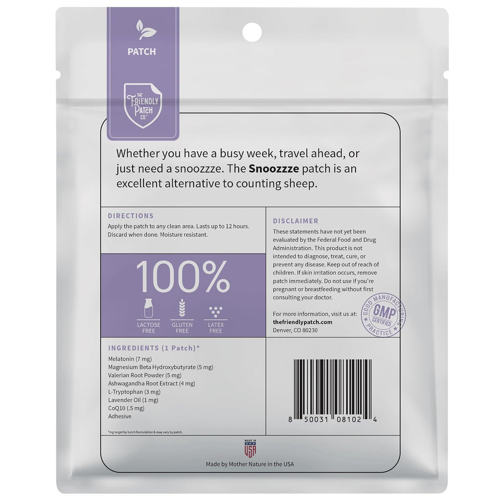 7 mg melatonin patches for restful nights