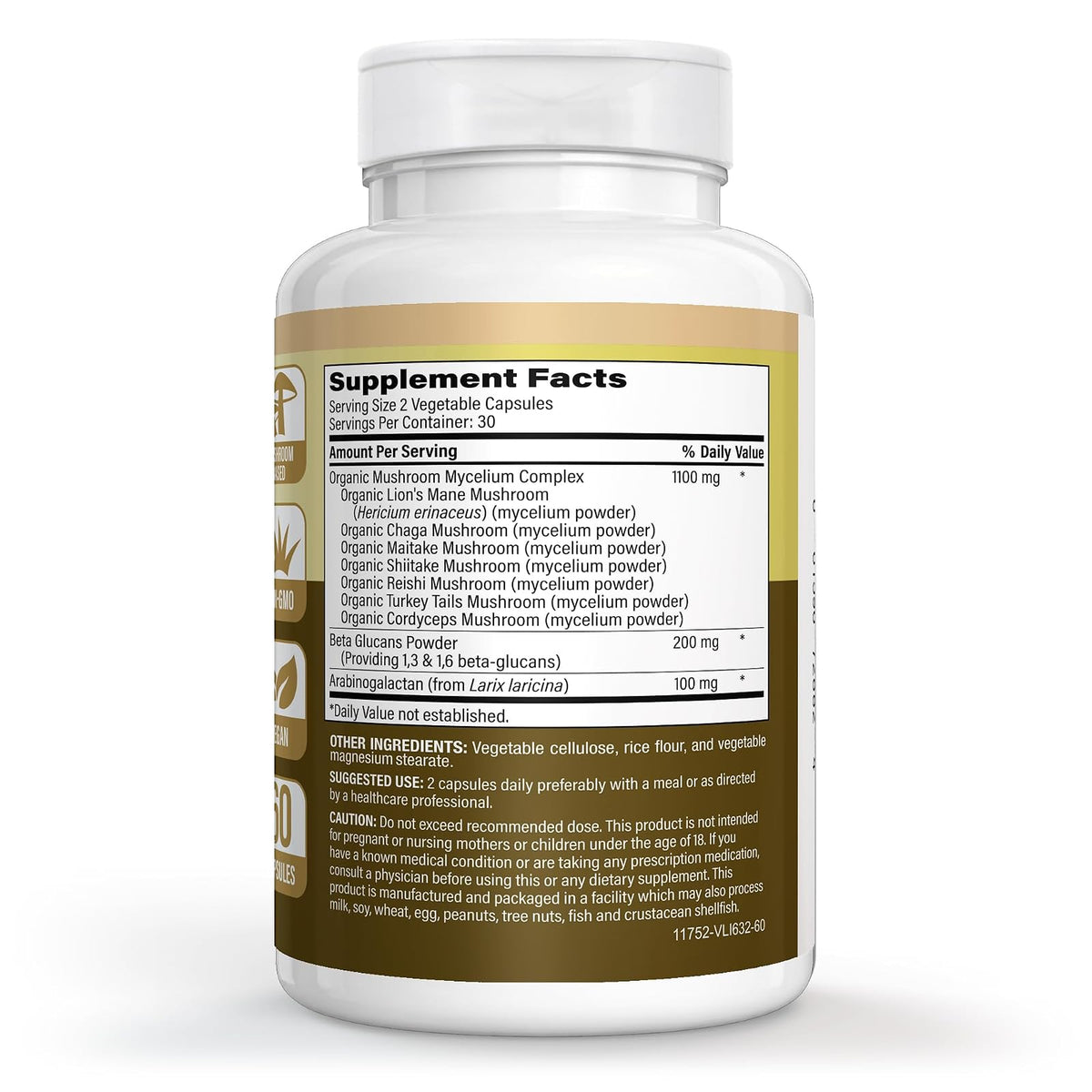 7 mushroom capsules for daily vitality