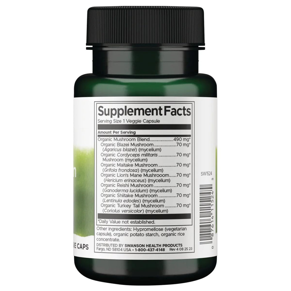 7 mushroom capsules for wellness