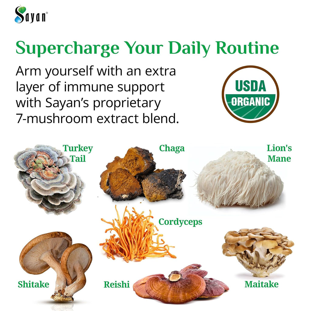 7 mushroom extract for stress relief