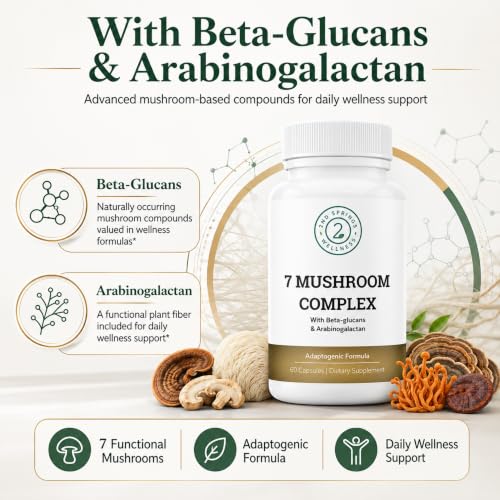 7 mushroom supplement for gut health