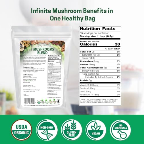 7 sacred mushrooms powder benefits