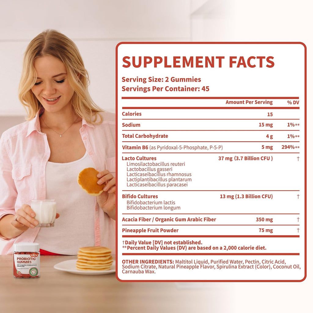 7-strain probiotic formula gummies
