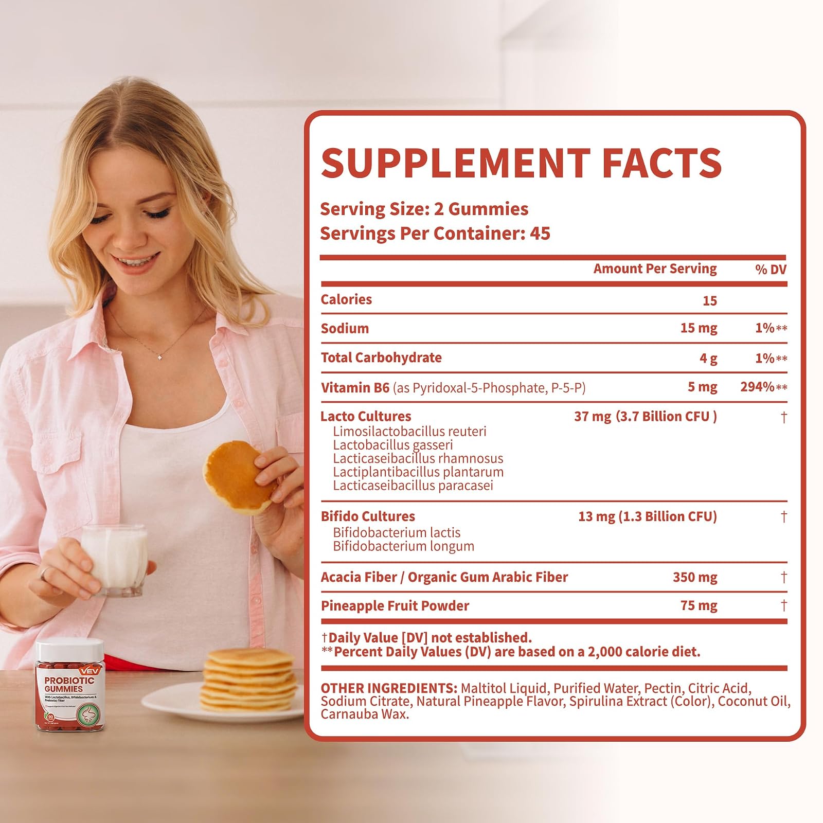 7-strain probiotic formula gummies