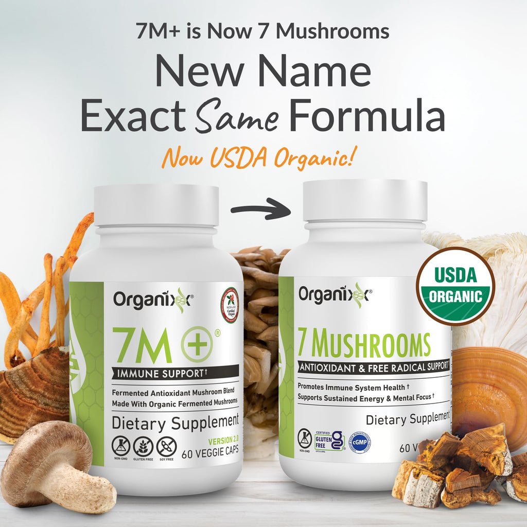 7 types of mushrooms in capsules
