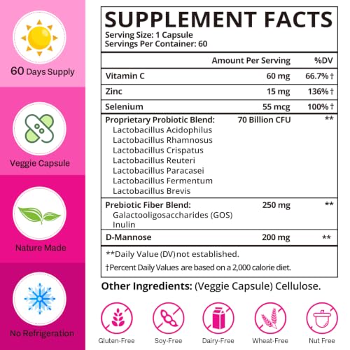 70 billion CFU probiotic capsules