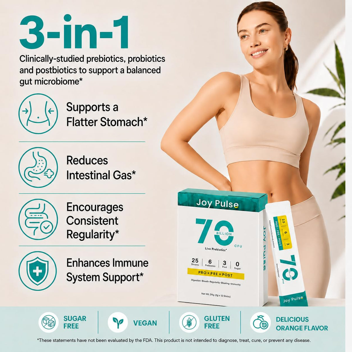 70 billion CFU probiotic supplement